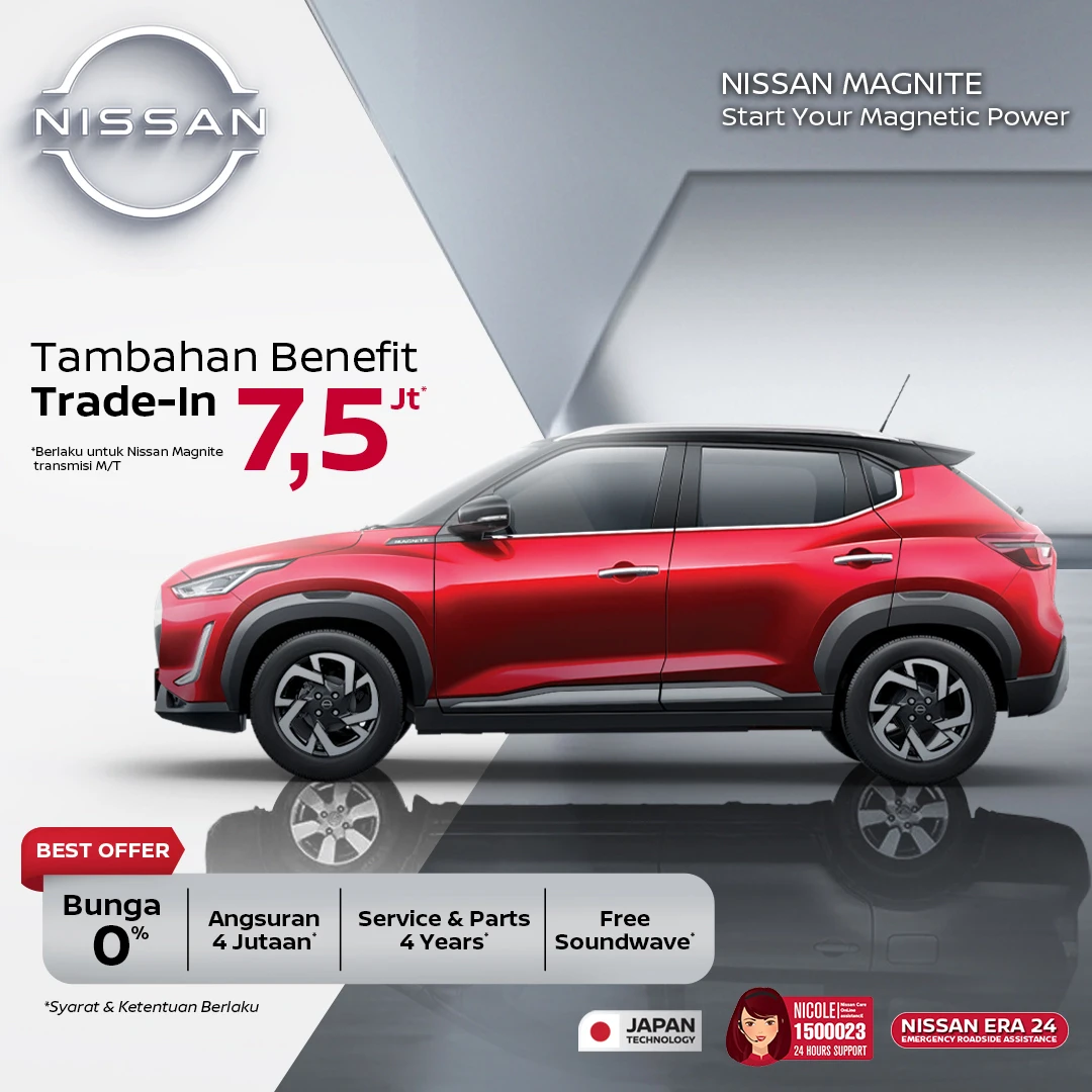 Promo Trade In Nissan Magnite | Pasti Lebih Untung dengan 7,5 Jt